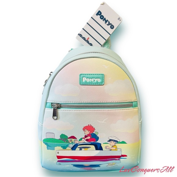 Loungefly | Bags | Loungefly Studio Ghibli Ponyo Boat Scene Mini ...